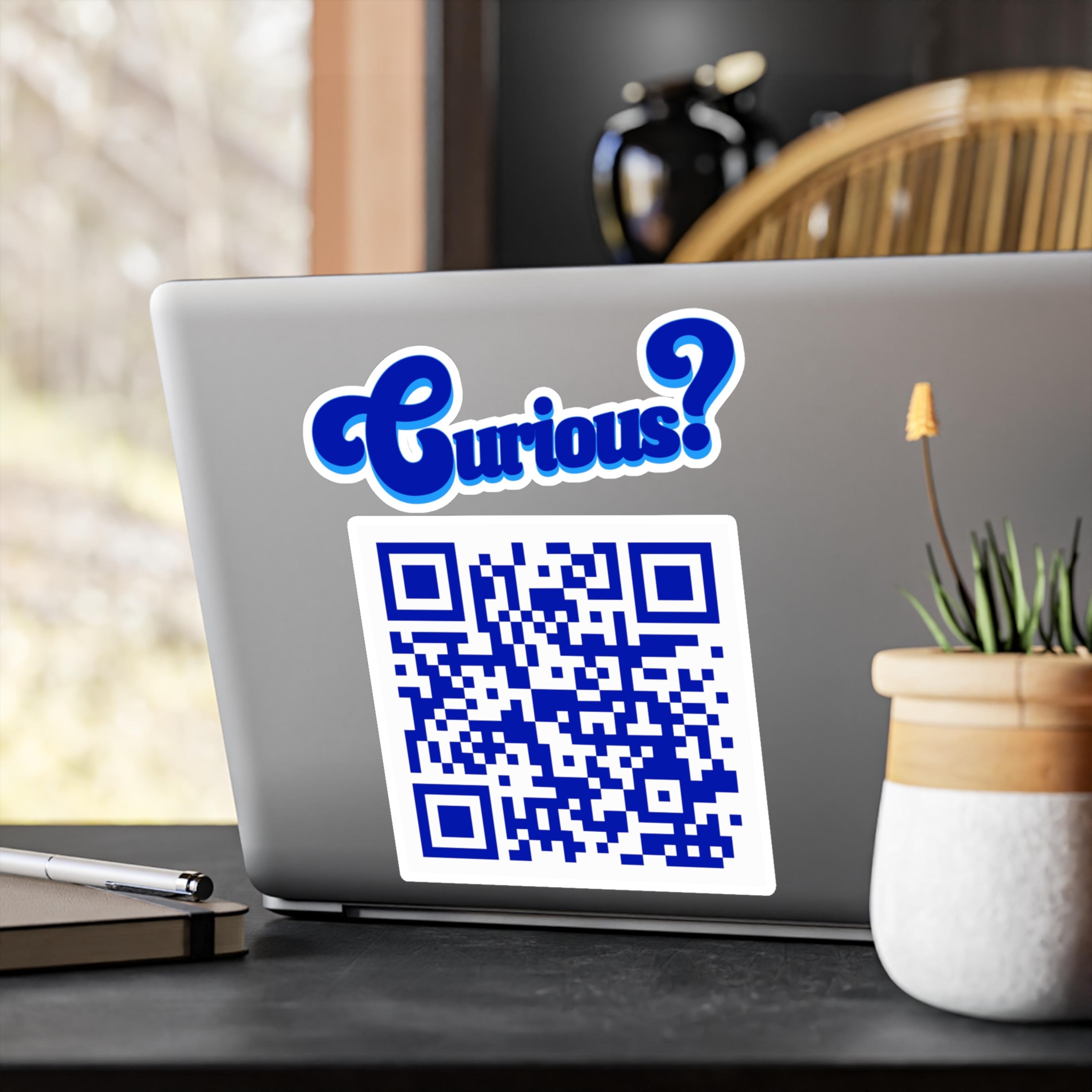 Custom QR Code Decal Set, Personalized Website or Social Media Vinyl ...