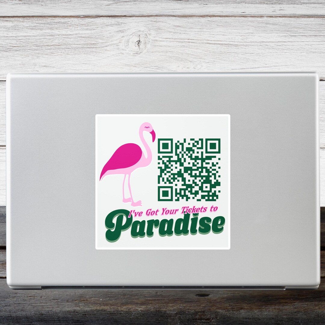 Personalized QR Code Sticker, Travel Agents Small Business Custom QR ...