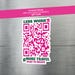 Custom QR Code Sticker for Travel Agents, Small Business QR Code Sign ...
