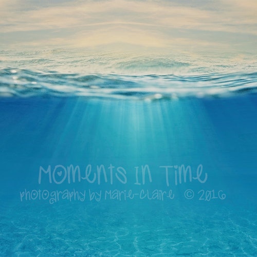 Underwater Photoshop Overlays Photo Overlay Photography | Etsy