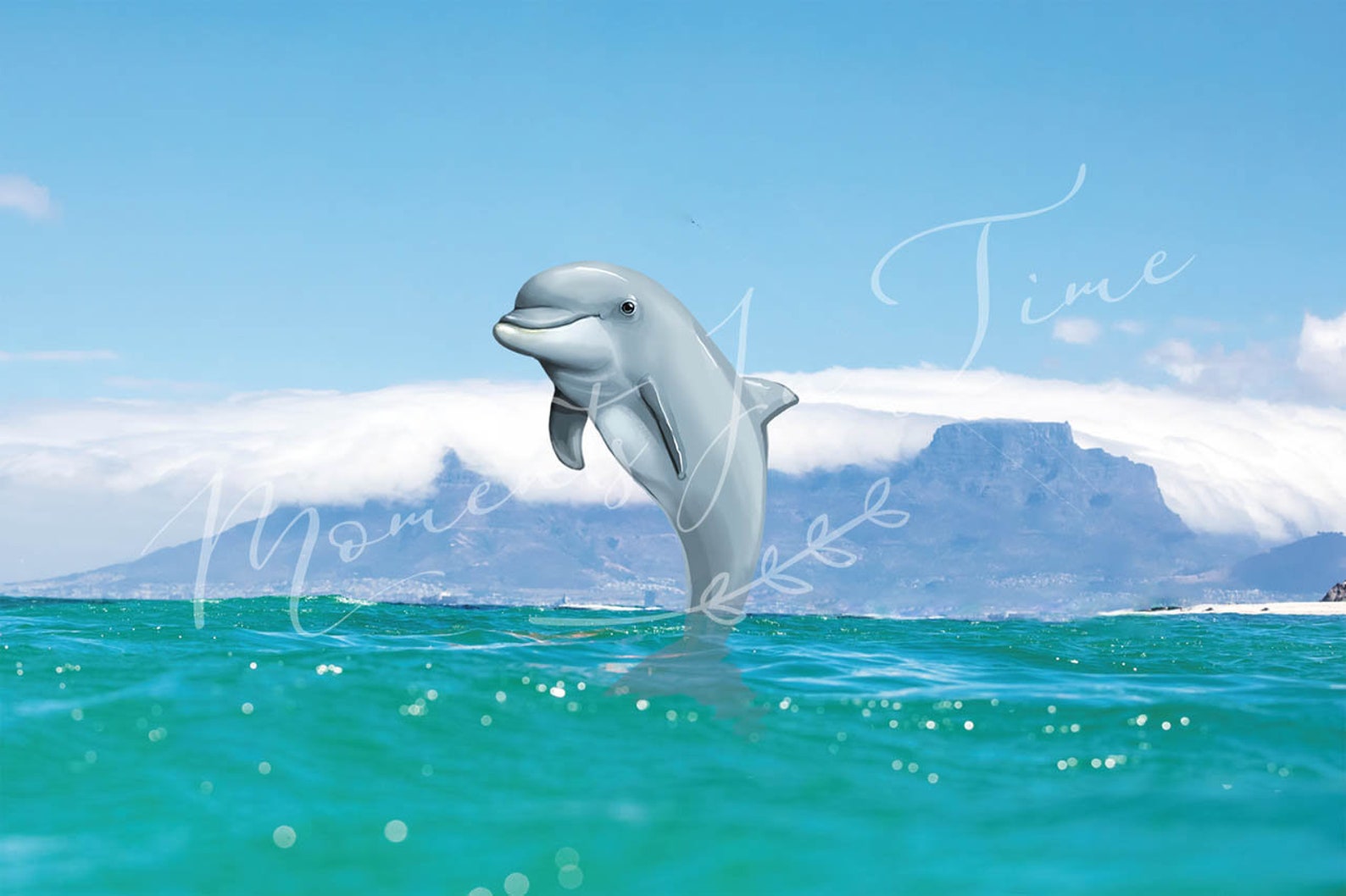 MIT Dolphin Digital Overlay png File | Etsy