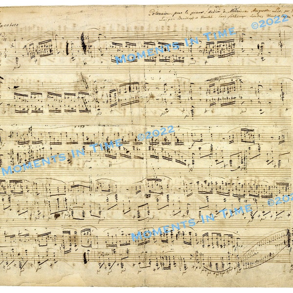 Music Sheet Overlay - Etsy
