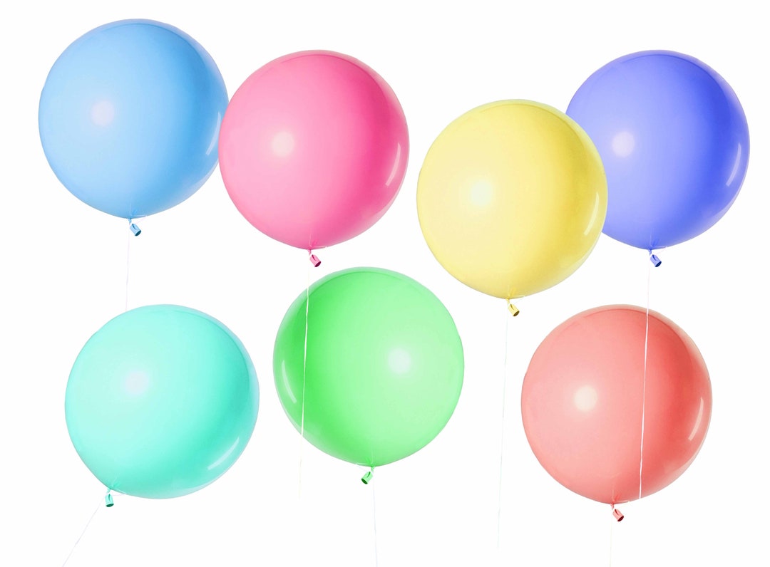 MIT Large Colourful Balloon Digital Overlays - Etsy