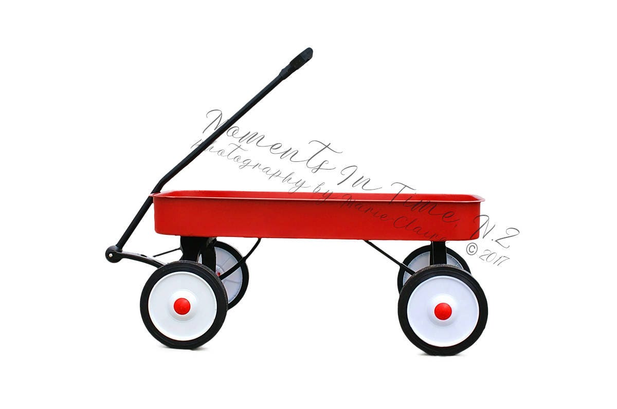 MIT Red Trolley Wagon Digital Overlay - Etsy
