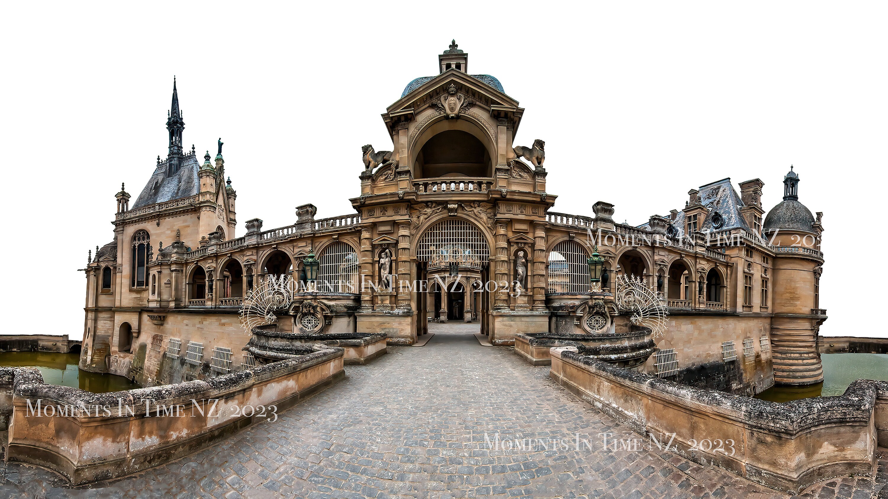 MIT Castle and Moat Digital Overlay - Etsy