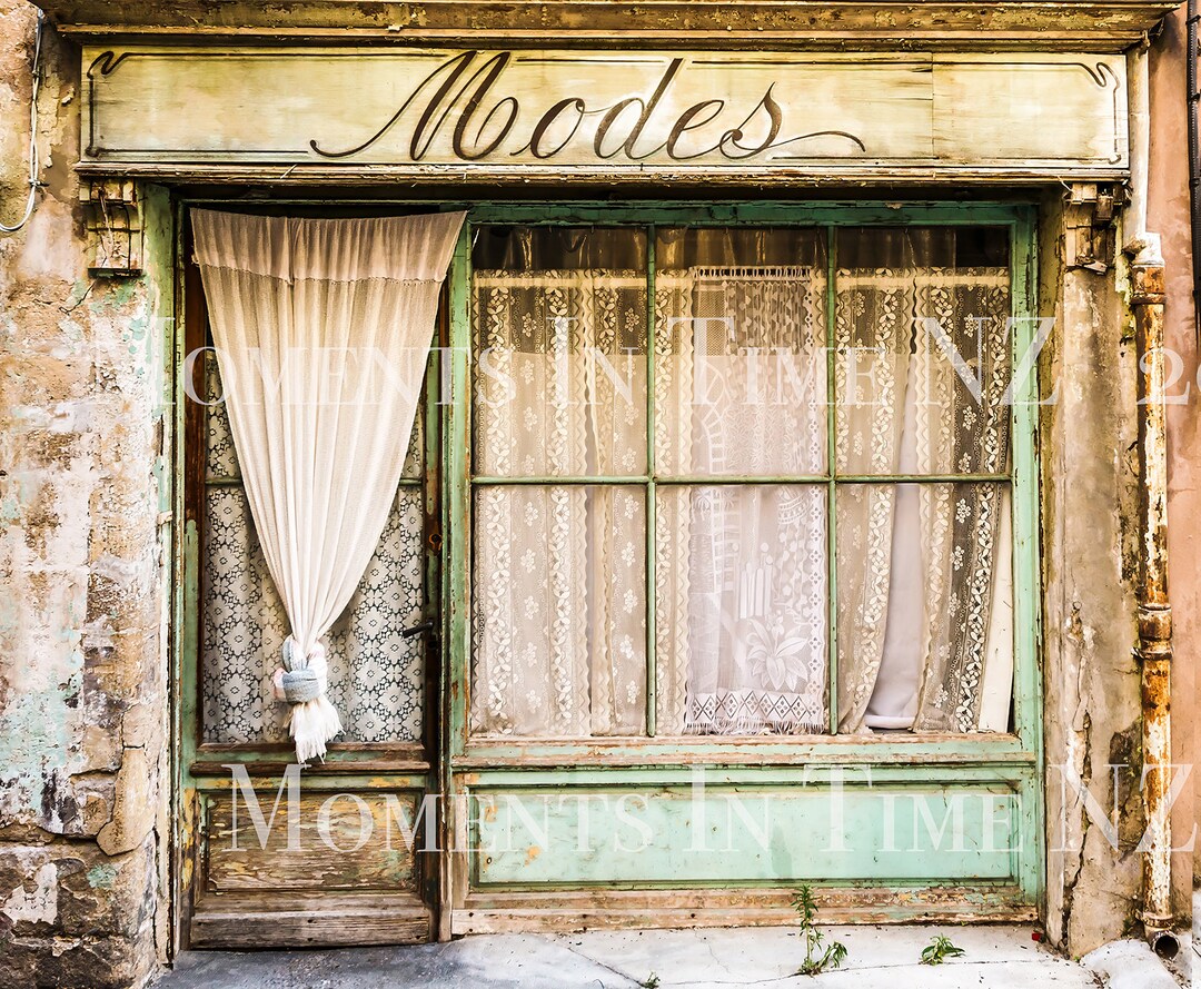 MIT Vintage Shop Front Digital Background - Etsy