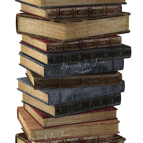 MIT Stack of Books Digital Overlay - Etsy UK