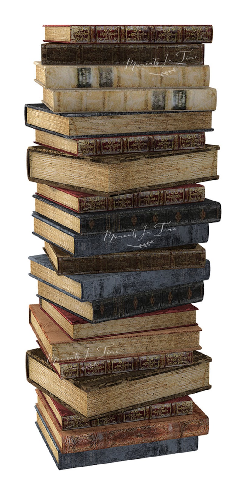 MIT Stack of Books Digital Overlay - Etsy
