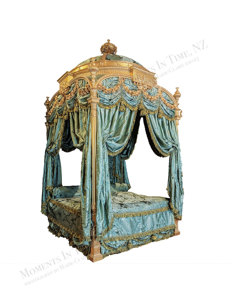 MIT Princess Canopy Bed Digital Overlay - Etsy