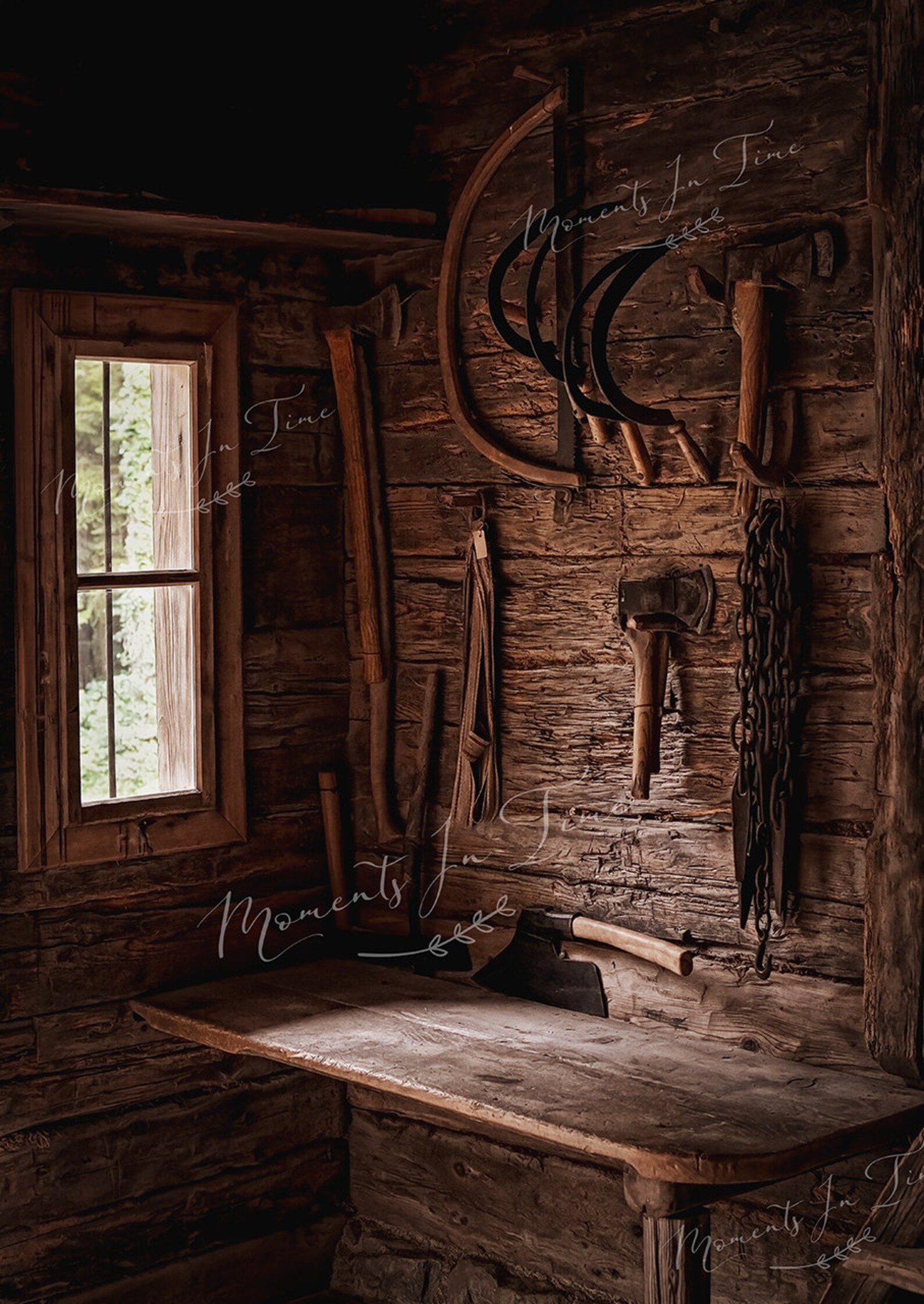 MIT Wooden Workshop Digital Backdrop - Etsy