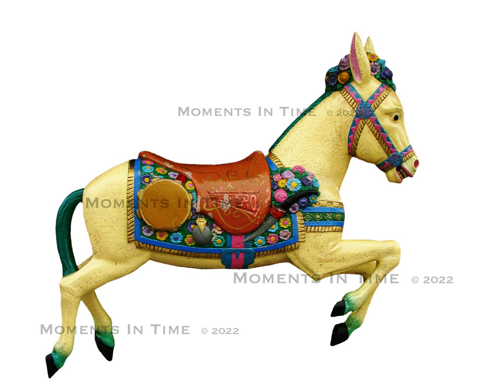 MIT Set of 4 Carousel Horses Digital Png Overlays - Etsy