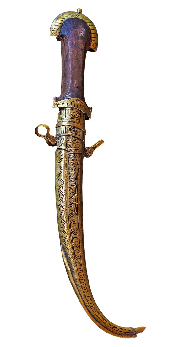 MIT Aladdin Curved Dagger Digital Overlay | Etsy