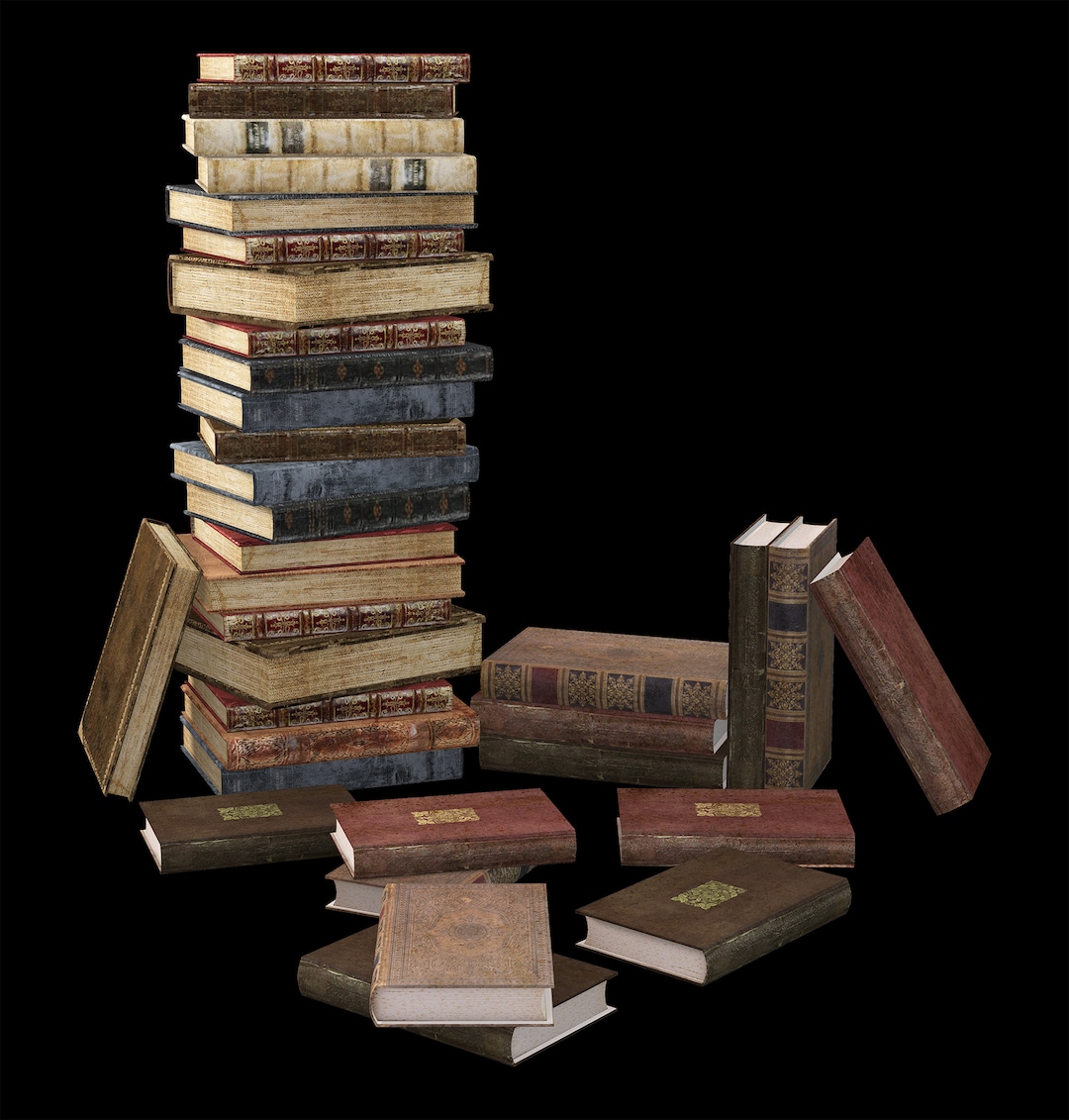 MIT Stack of Books Digital Overlay - Etsy