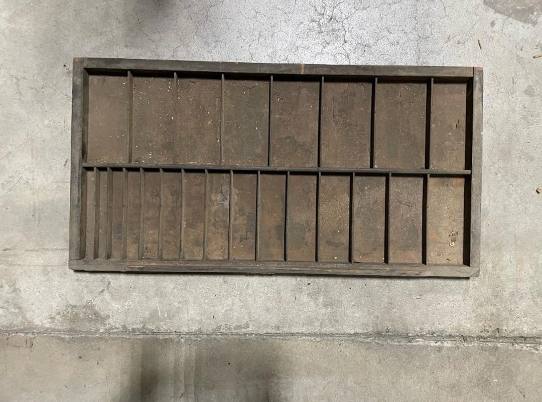 Vintage Hamilton Typography Drawer. Letterpress Tray. - Etsy