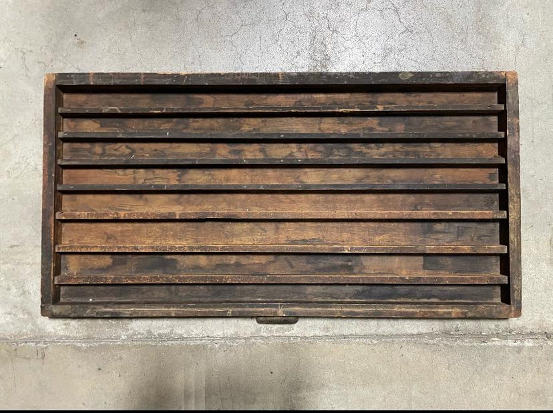 Vintage Hamilton Typography Drawer. Letterpress Tray. - Etsy