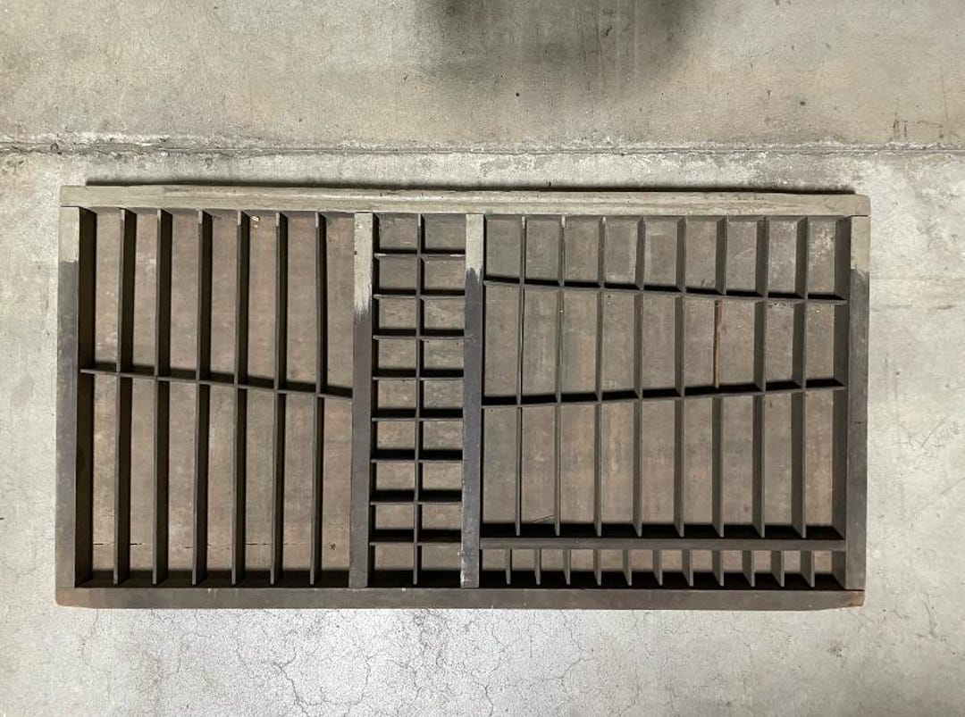 Vintage Hamilton Typography Drawer. Letterpress Tray. - Etsy