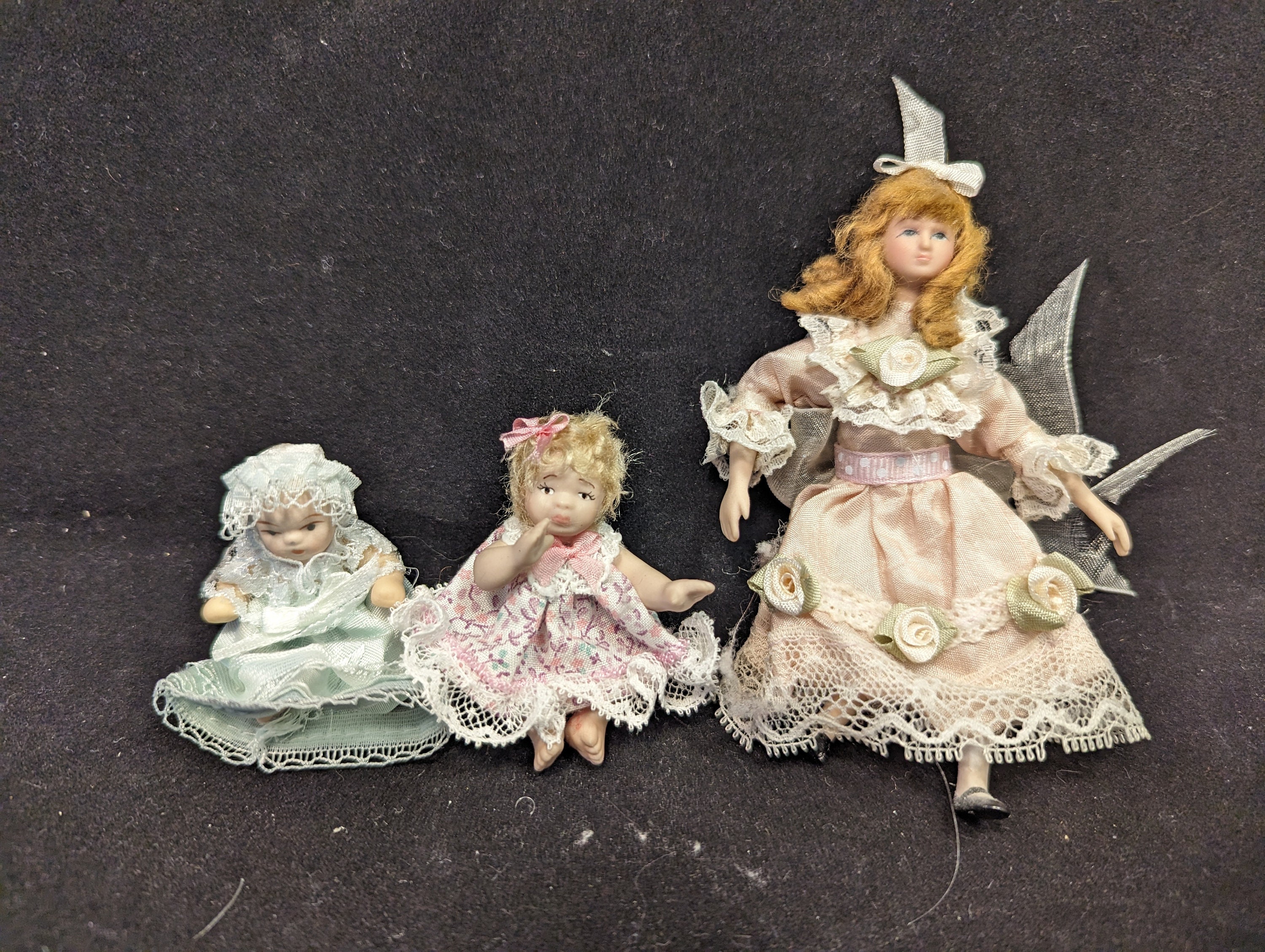Mini Porcelain Dolls, 1/12 Scale - Etsy