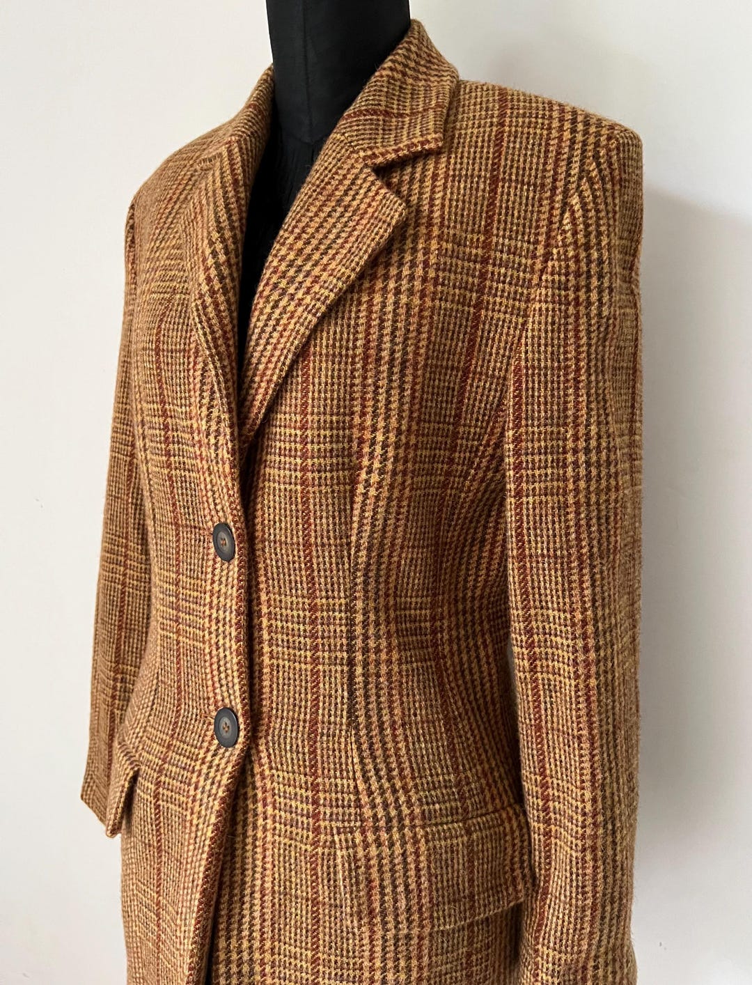 Vintage Jacket in Pure Virgin Wool - Etsy