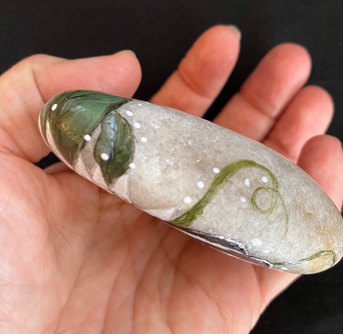 Hand Painted Butterfly Stone - Etsy