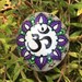 Hand Painted Ohm Mandala Stone - Etsy