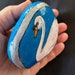 Swan Painted Stone - Etsy