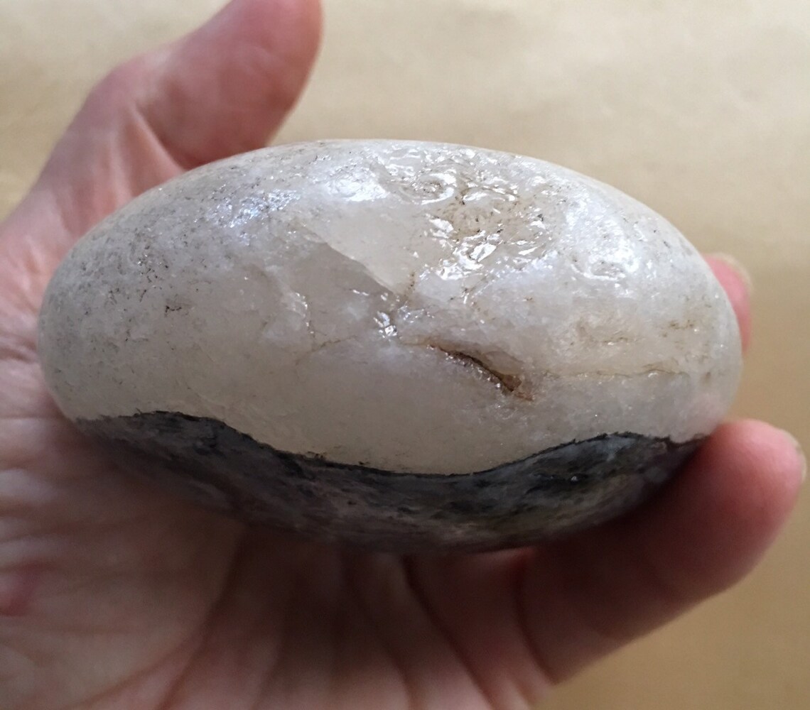 Hand Painted Elephant Stone - Etsy