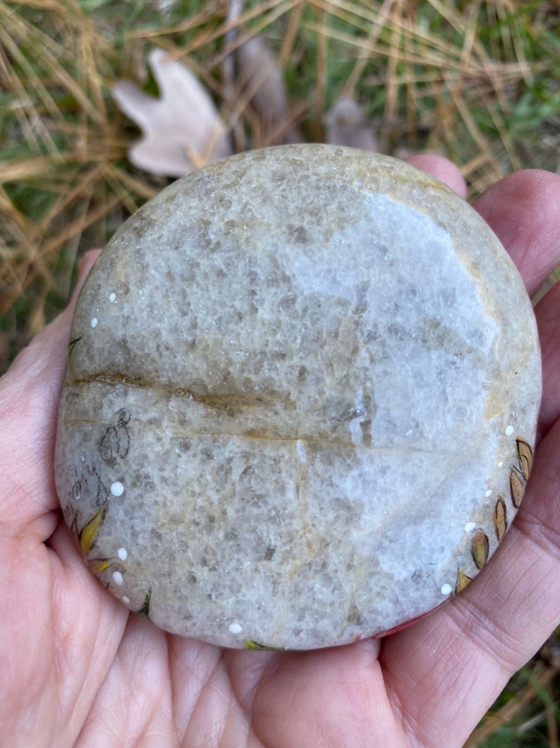 Fall Foliage Blessings Hand Painted Message Stone - Etsy