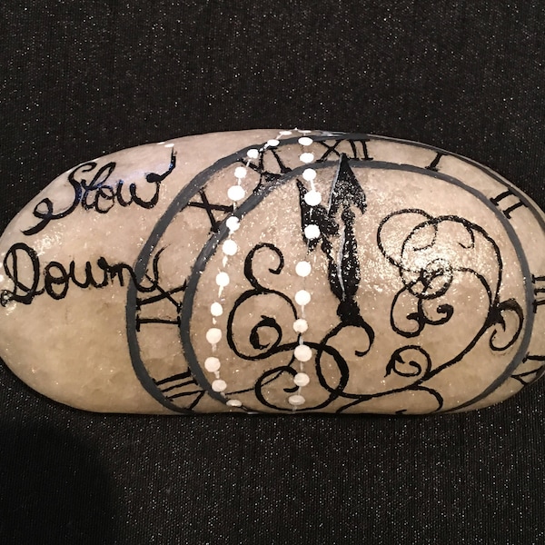 Hand Painted Clock - Etsy