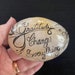 Hand Painted Inspirational Quote Stone - Etsy