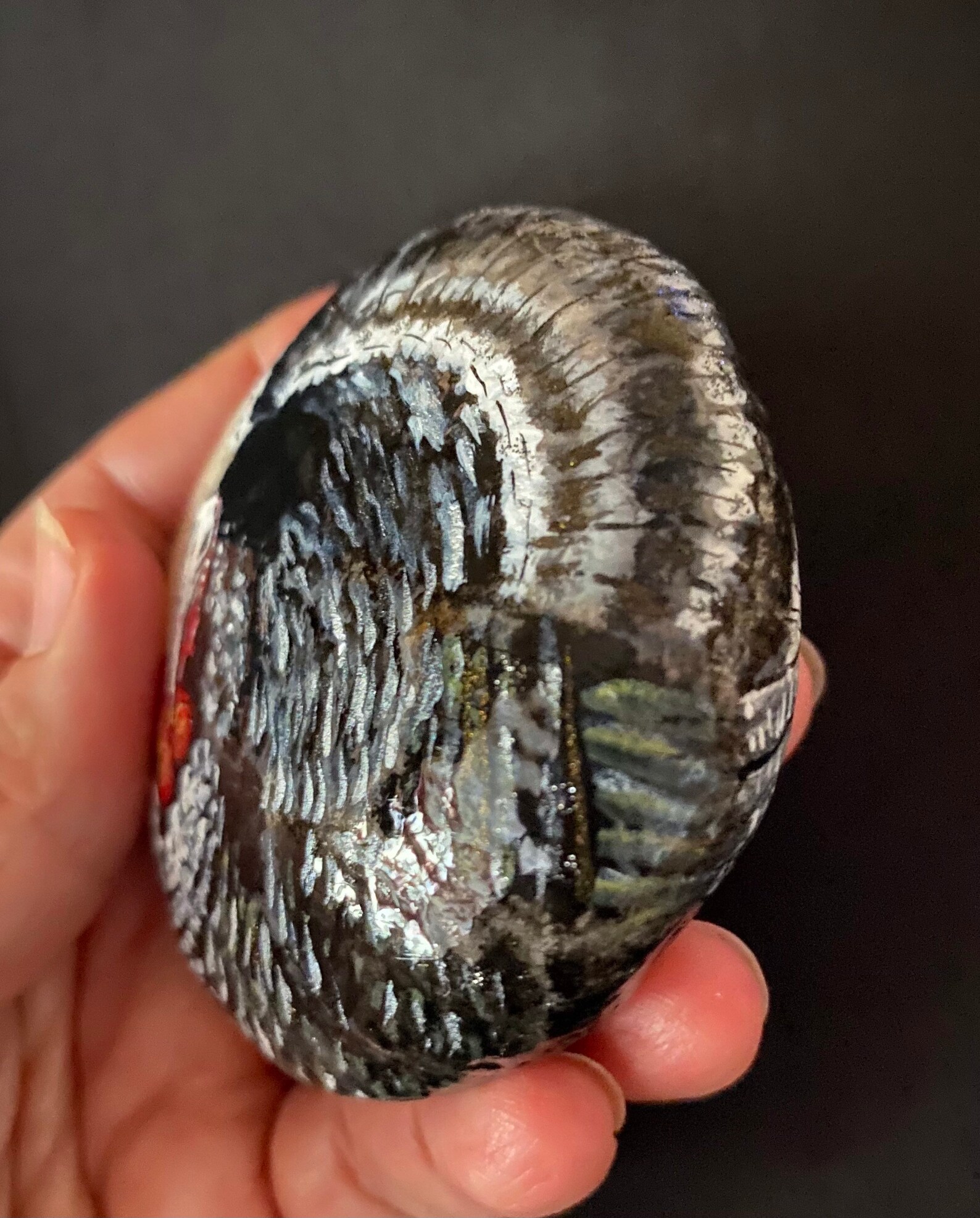 Hand Painted Thanksgiving Turkey Stone - Etsy