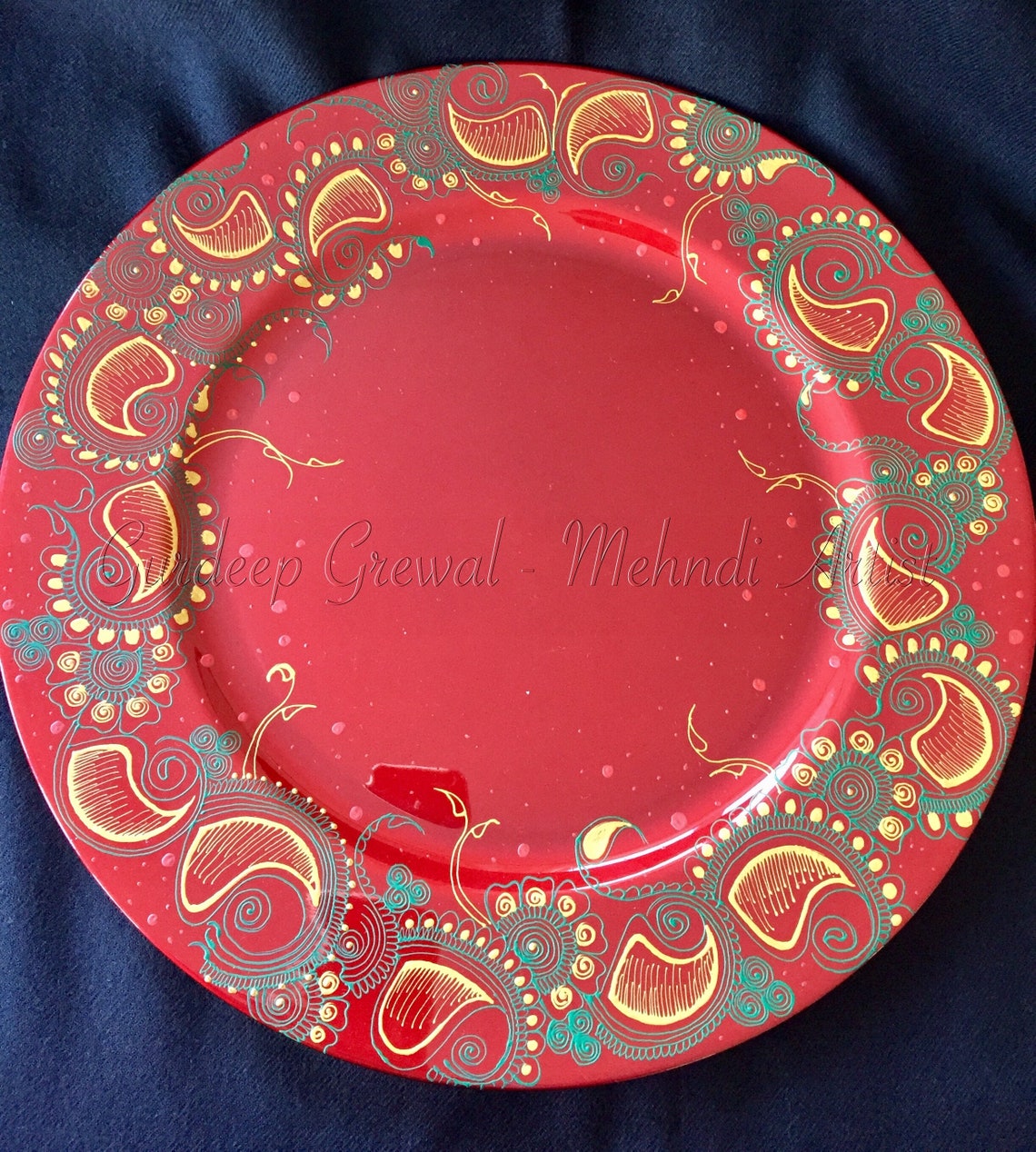 Gorgeous Henna Inspired Bespoke Trays - Etsy