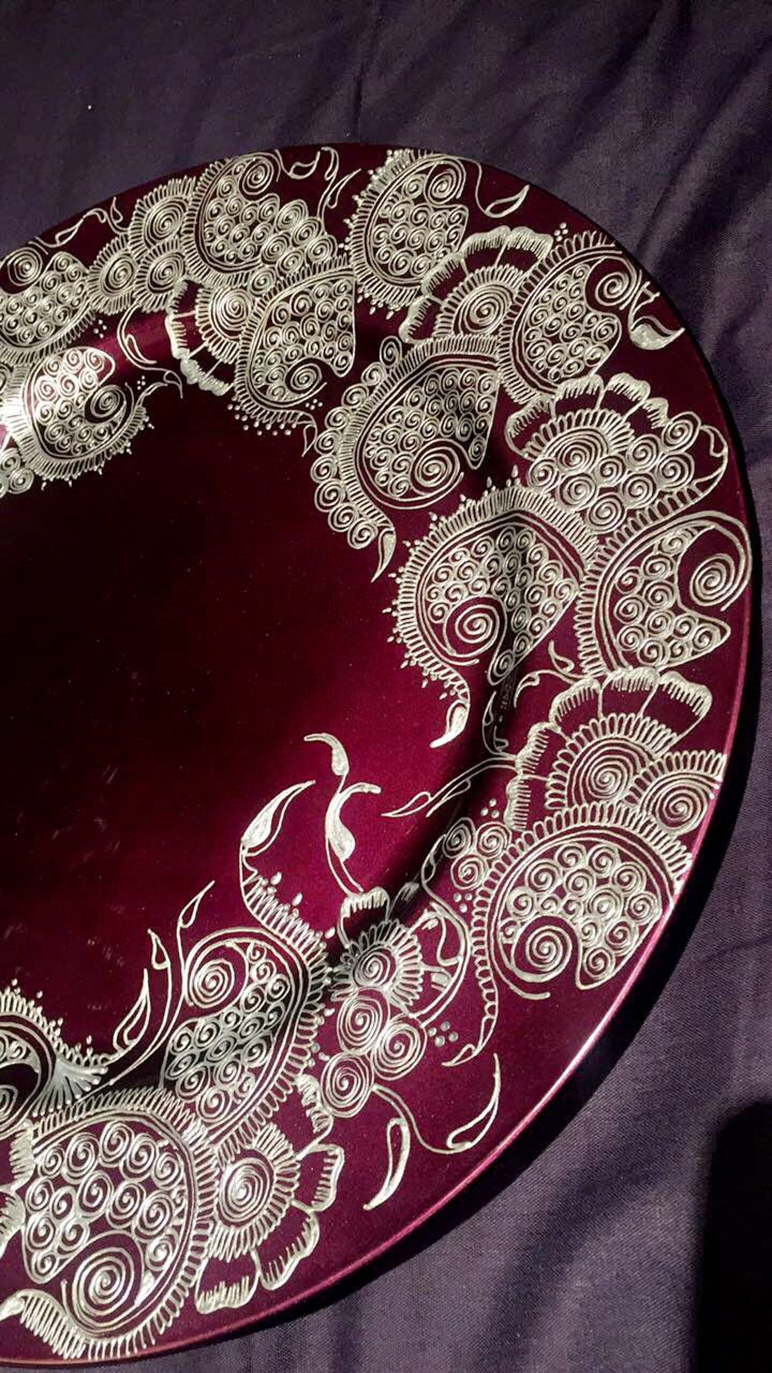 Gorgeous Henna Inspired Bespoke Trays - Etsy