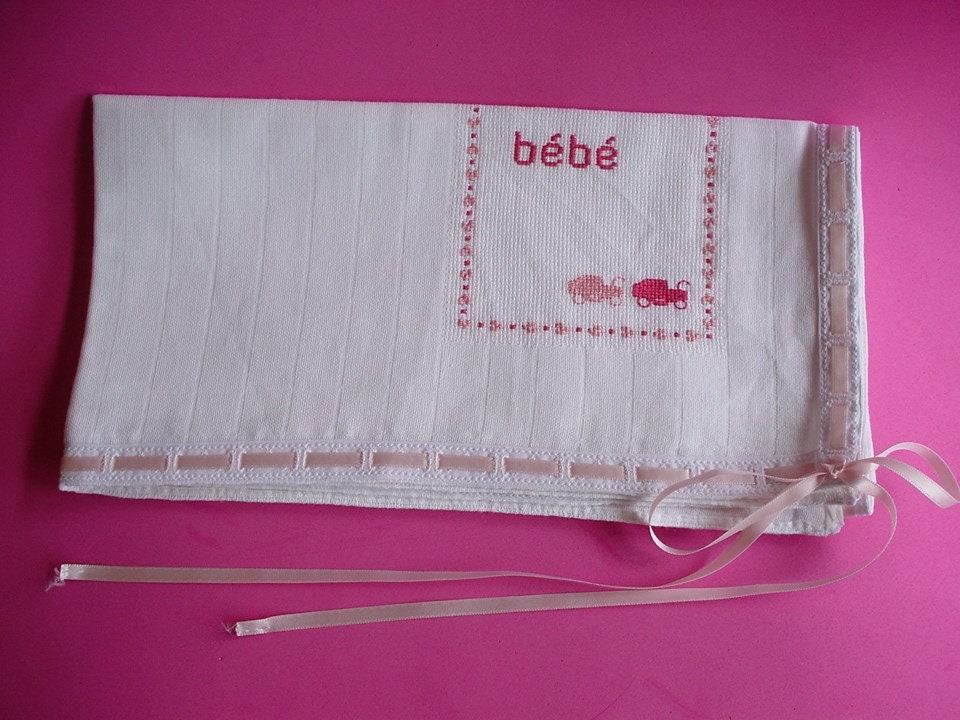 Babygirl Burp Cloth,100%cotton,traditional Diapers,baby Shower Gift ...