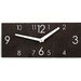 Rectangle Wooden Wall Clock Unique, Horizontal Rustic Wall Clock for ...