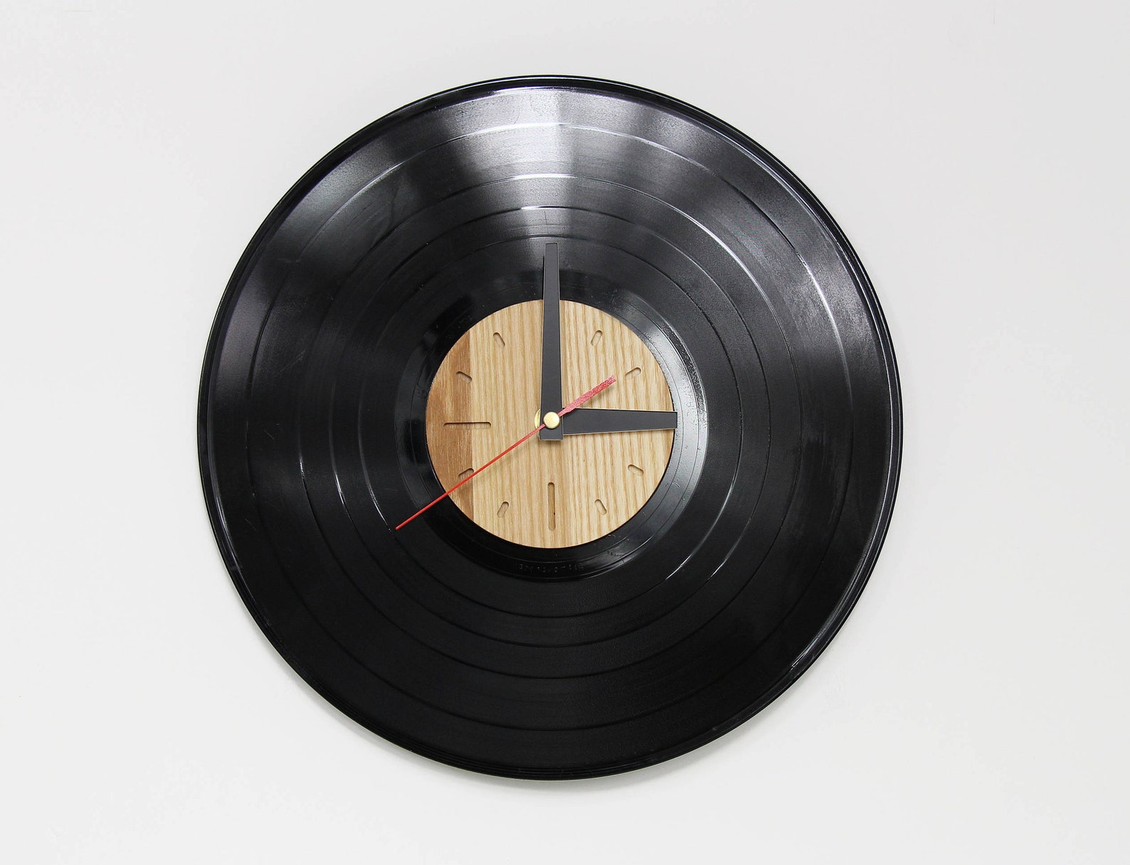 Vinyl Record Clock Retro Clock Wooden Wall Clock Record Clock | Etsy