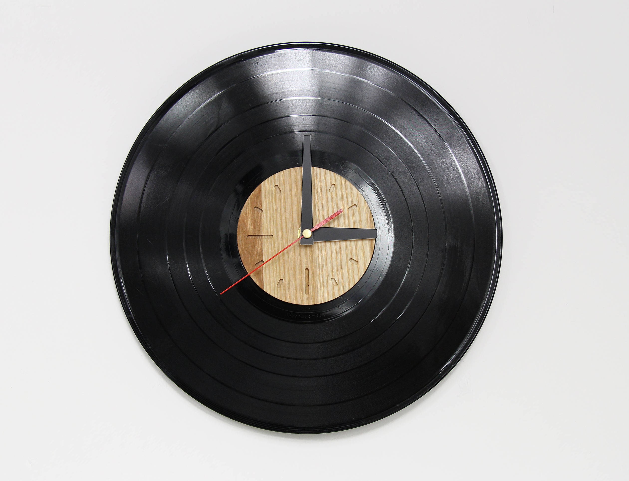 Vinyl record clock Retro clock Wooden wall clock Record clock | Etsy