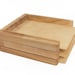Wooden Paper Tray 3 Stages Wooden Paper Holder Stacked Paper Tray Desk ...