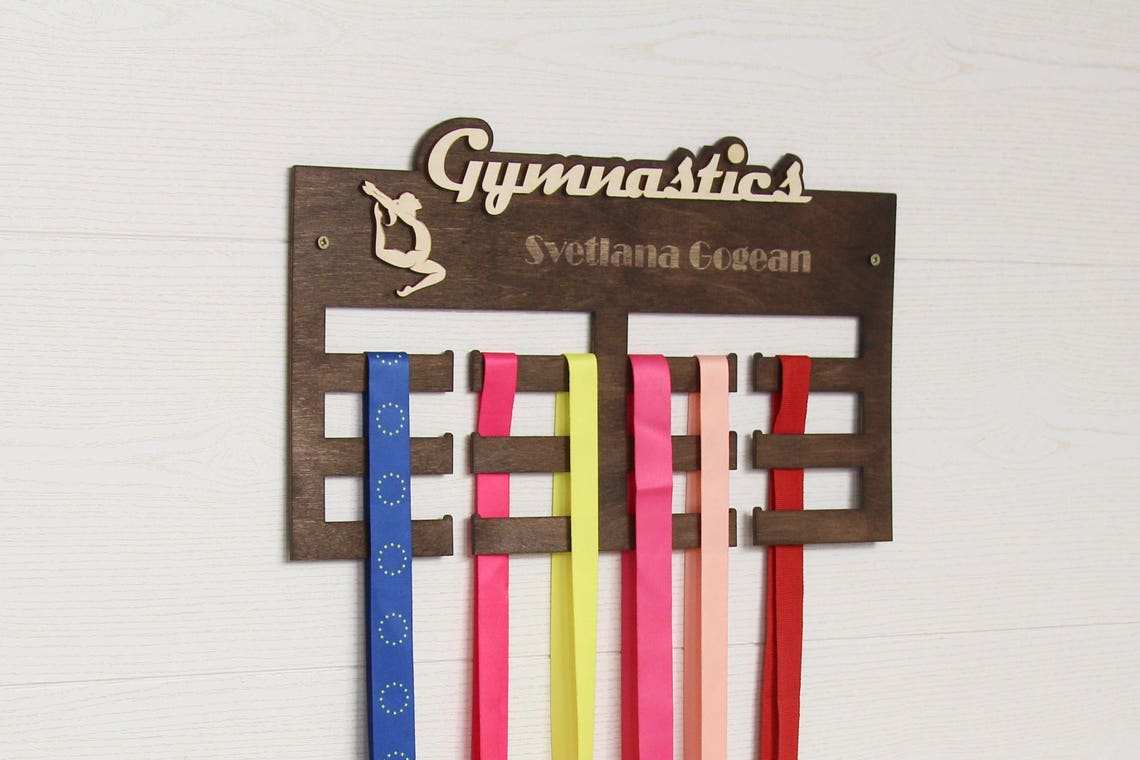 Medal Holder GYMNASTICS Medal Rack Medal Display Medal - Etsy