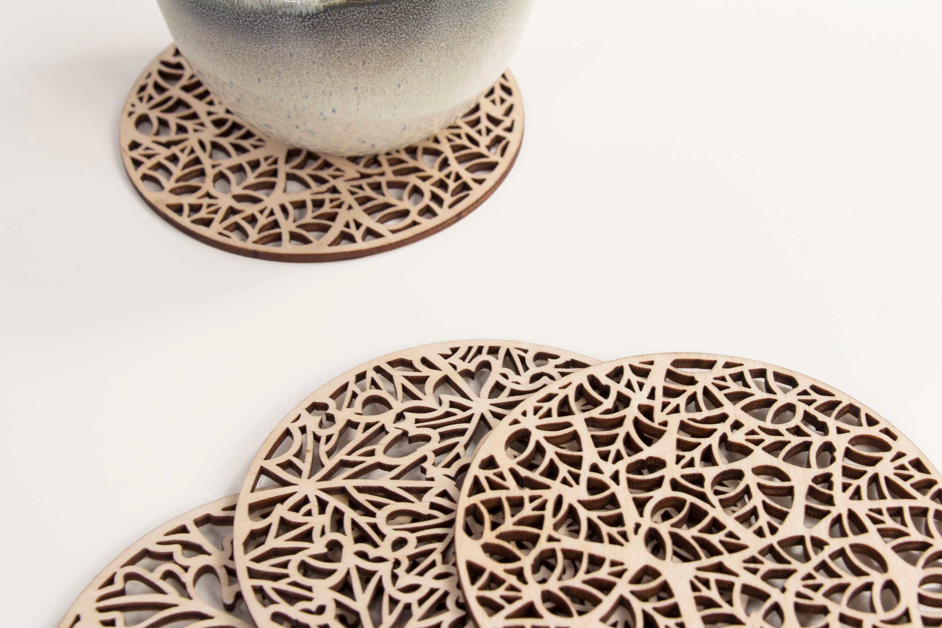 Rustic Coaster Set Wood Gift Her Custom Coasters Wood | Etsy