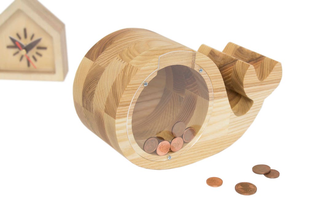 Whale Money Box, Solid Wood Money Box, Wood Bank, Wooden Money Bank ...