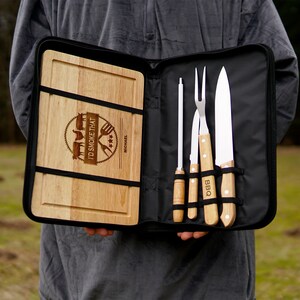 Personalized Bbq Set, Grilling Gifts for Men, Grill Tools & Accessories ...