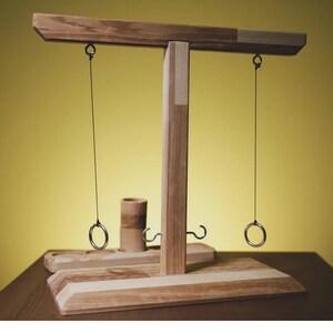 Hook and Ring Swing Toss Board Bar Game Personalized Swinging Ring Shot ...