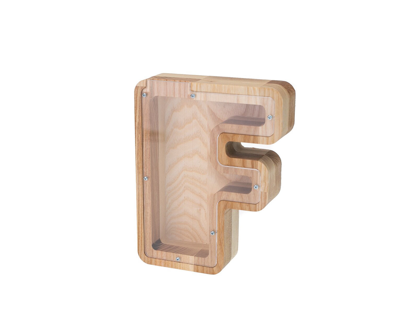 Money Box CHOOSE YOUR LETTER Wooden Coin Bank Custom Piggy - Etsy