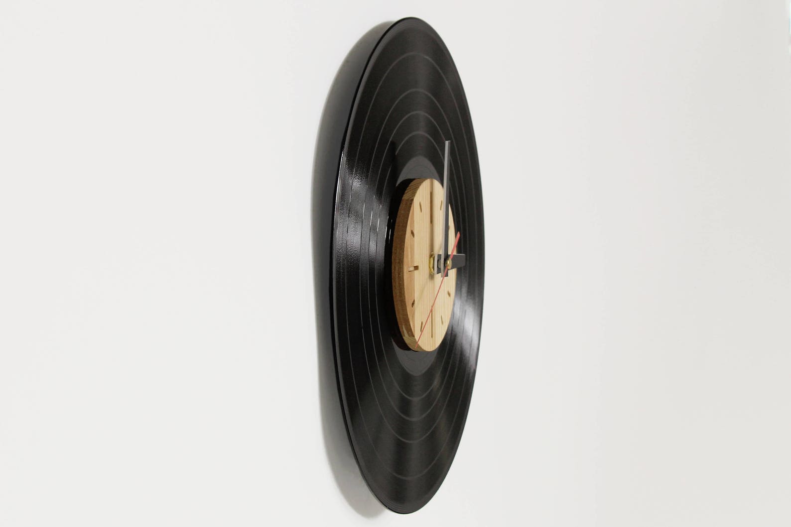 Vinyl Record Clock Retro Clock Wooden Wall Clock Record Clock | Etsy