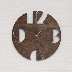 Rustic Wall Clock Wooden Wall Clock Wood Clock Modern Wall Clock - Etsy
