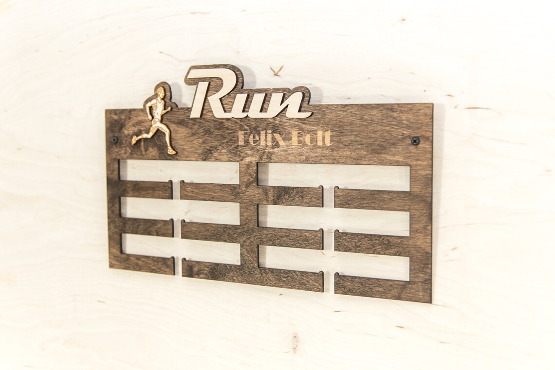 Runners Medal Hanger Meday Display Running Medal Rack Long - Etsy