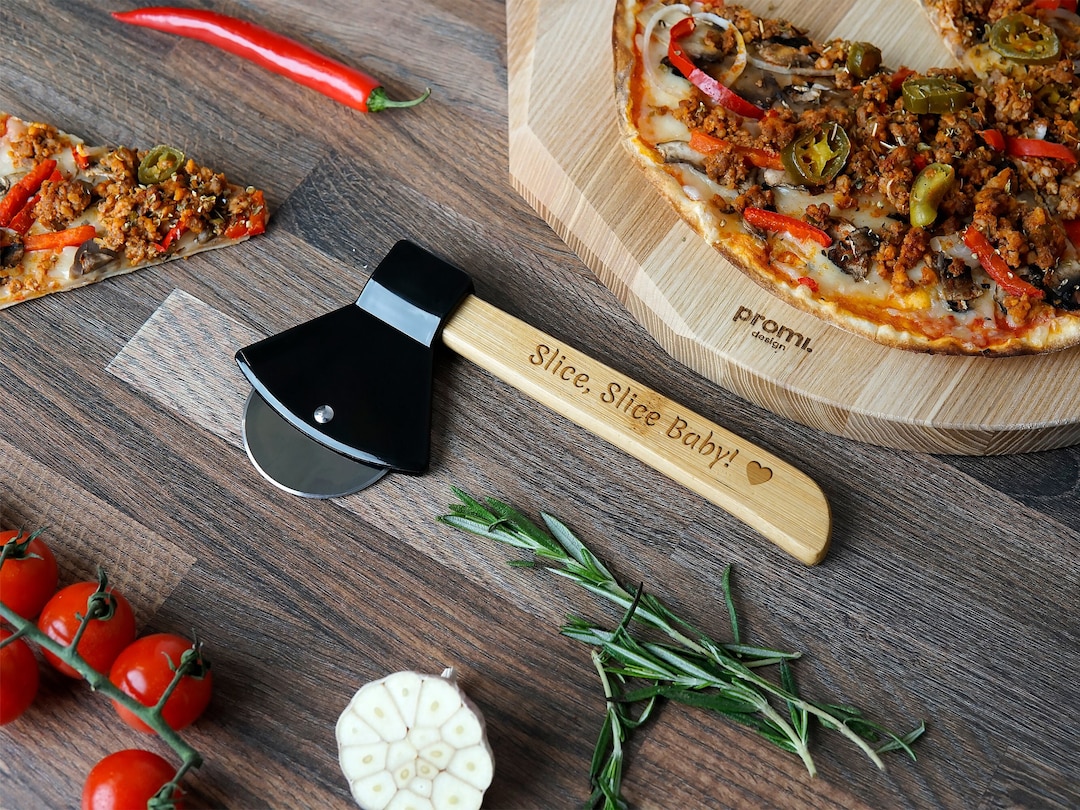 Personalized Axe Pizza Cutter Gift for Him, Custom Wedding Favors Pizza ...