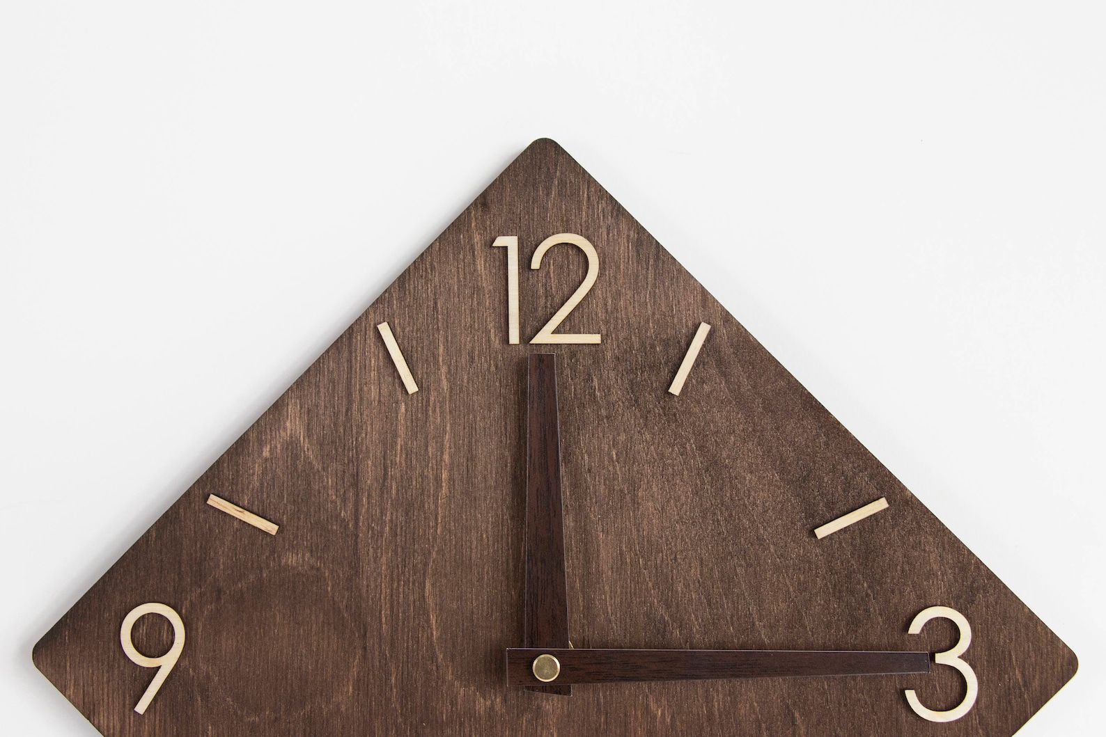 Rustic Clock Wooden Wall Clock Modern Wall Clock Industrial - Etsy