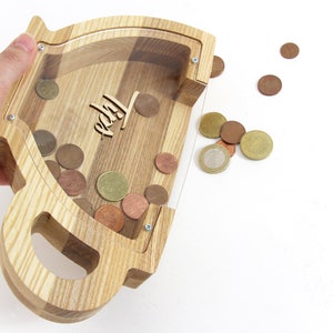 TIPS Money Box, Personalized Piggy Bank, Coin Bank, Tip Jar, Large ...