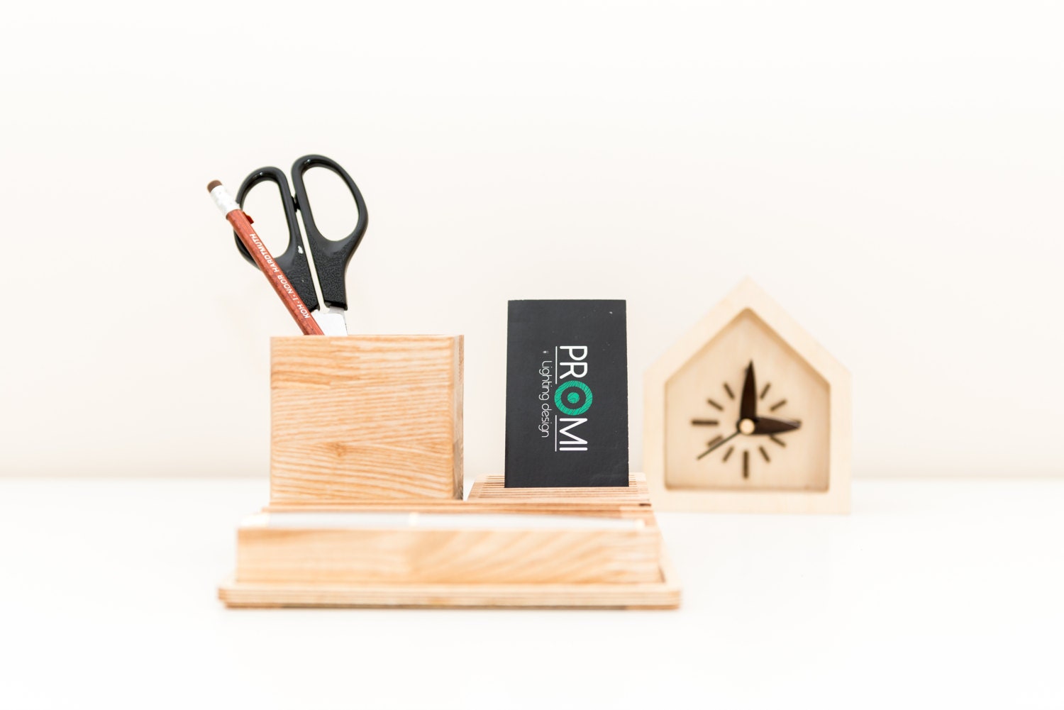 PERSONALIZED Wood desk organizer Wooden Desk organization | Etsy